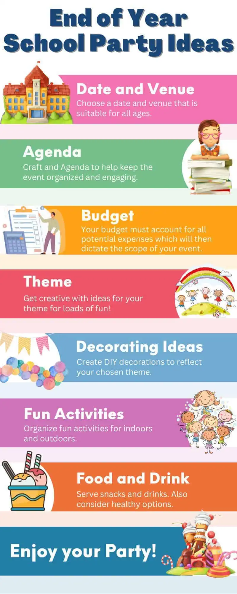 27 End Of Year School Party Ideas With Exciting Activities - Best ...